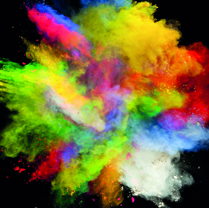 colored dust - Pollards Print