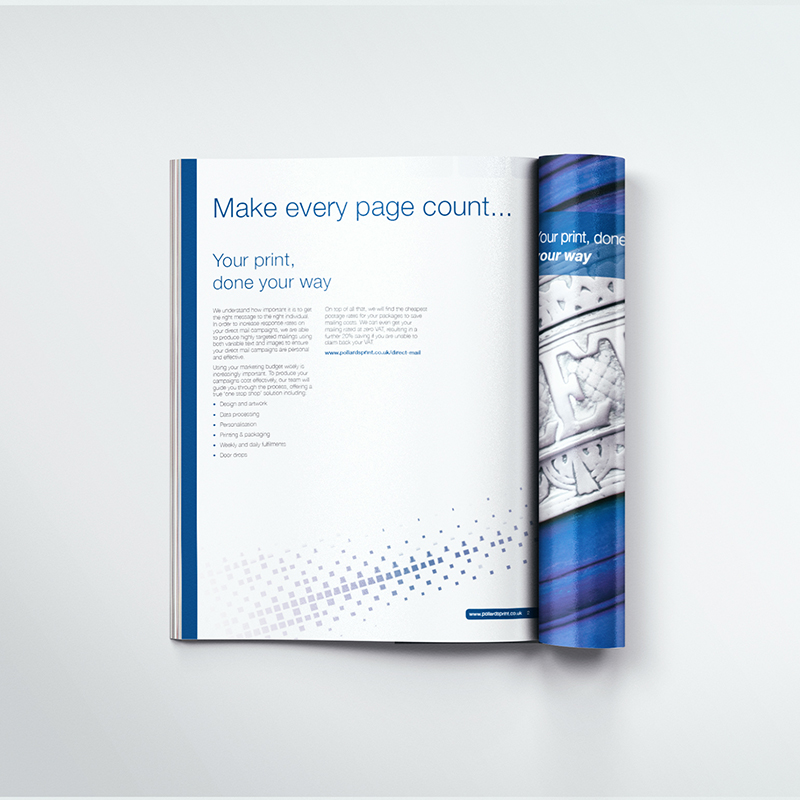 Brochure Inside Folded Mockup - Pollards Print