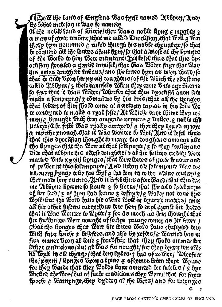 Gutenberg’s 42-line Bible, c.1455 - Pollards Print