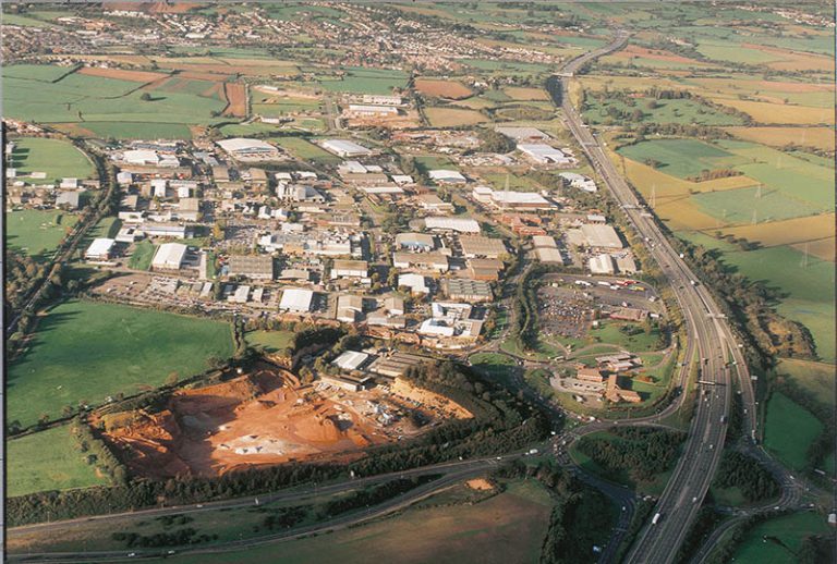 Aerial shots of Sowton, Exeter. - Pollards Print