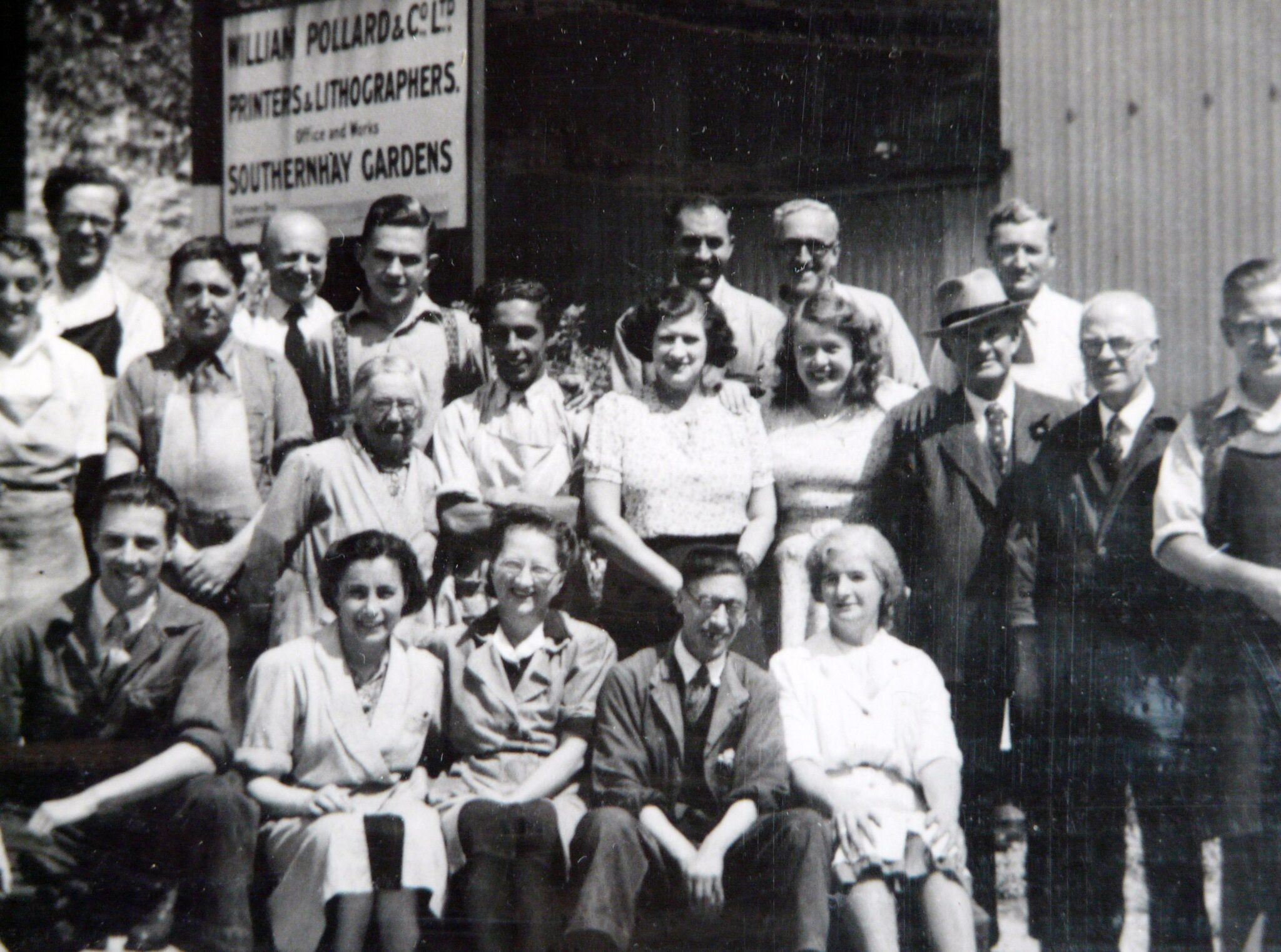 Staff who helped to achieve post-war recovery, 1953. - Pollards Print